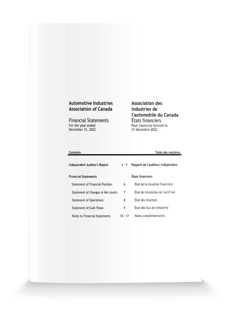 2022 Financial Statements | AIA Canada - Automotive Industries ...